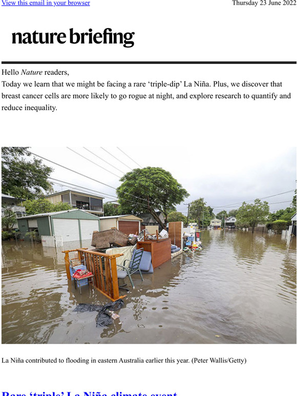 Nature: Rare ‘triple-dip’ La Niña climate event looks likely | Milled