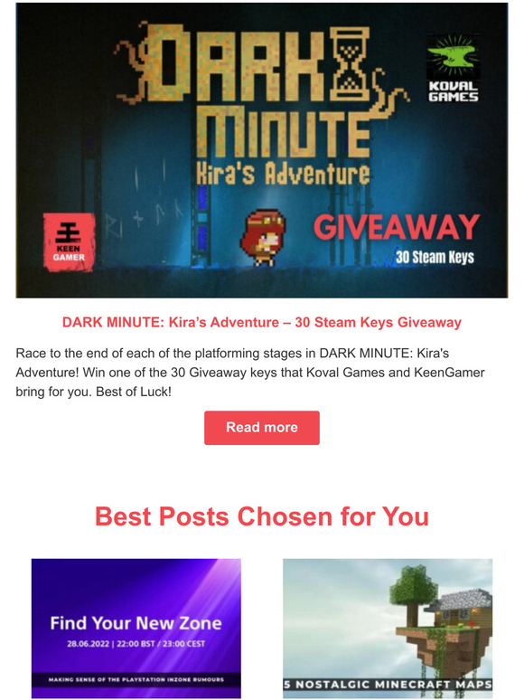 KeenGamer: Dark Minute Giveaway Reminder; New Warzone Map; 5 Things the ...