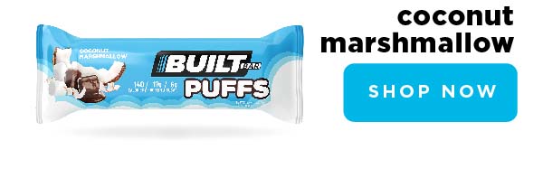 Built Bar: A New Favorite! Coconut Brownie Chunk Puffs 🍫 | Milled