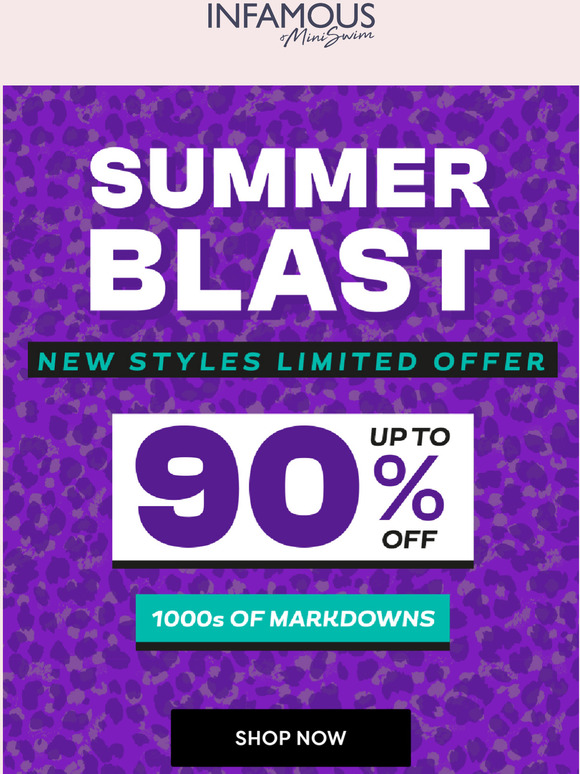 Infamous & Mini Swim: Here's an easier way to shop our sale 👀 | Milled