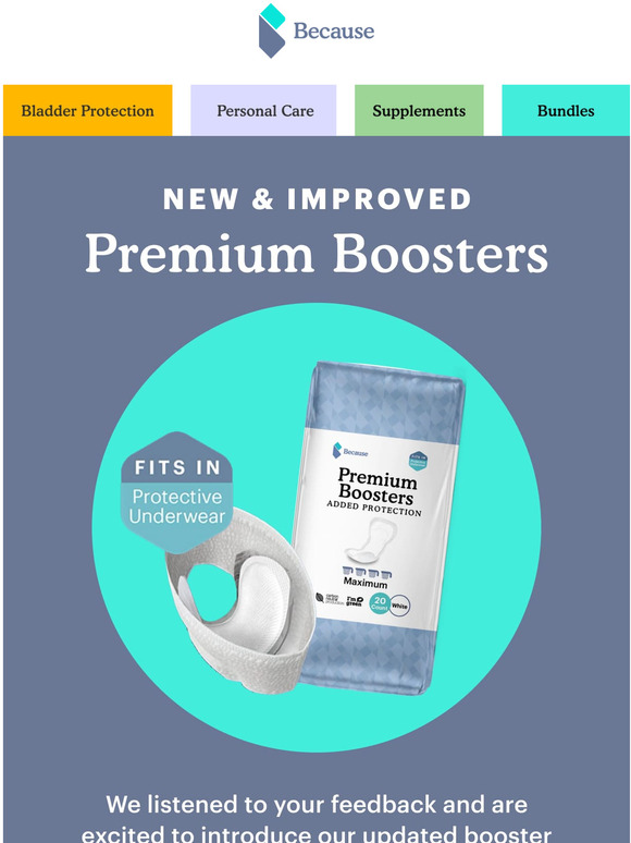 Because: Introducing our new and improved booster design! | Milled