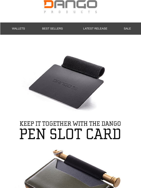 Dango Products: 🚨NEW! Pen Slot Card! Equip your Dango Wallet with a pen ...