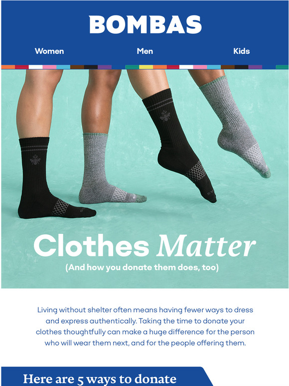 Bombas: Why Clothes Are So Important | Milled