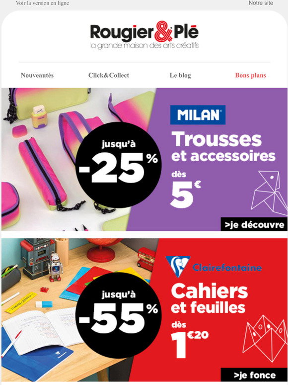 Rougier & Plé: Préparez la rentrée avant le grand départ en vacances ☀️ ...