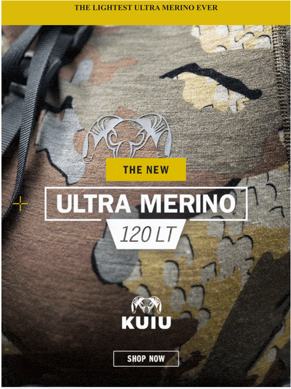 KUIU: Introducing ALL-NEW ULTRA Merino 120 LT Line | Milled