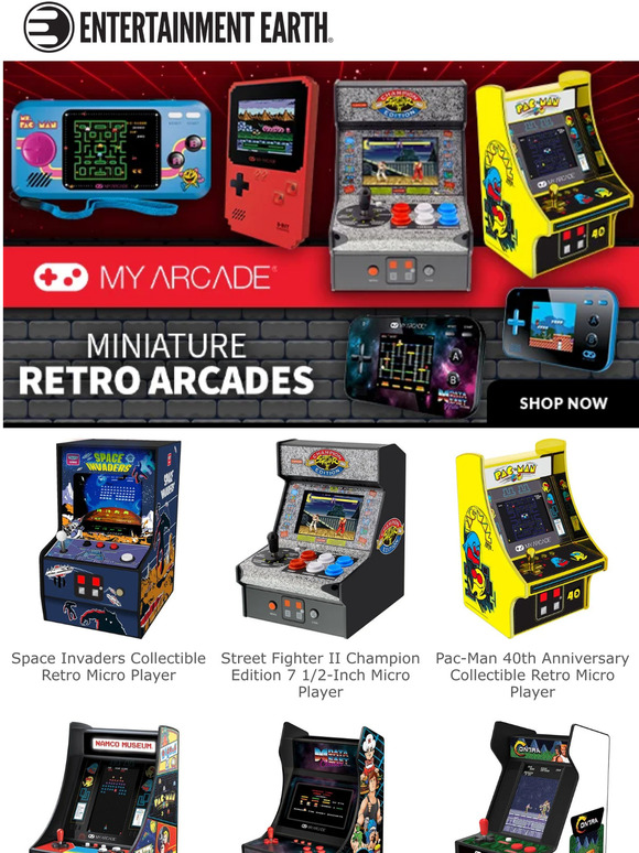 EntertainmentEarth.com: New My Arcade Miniature Retro Arcades! | Milled