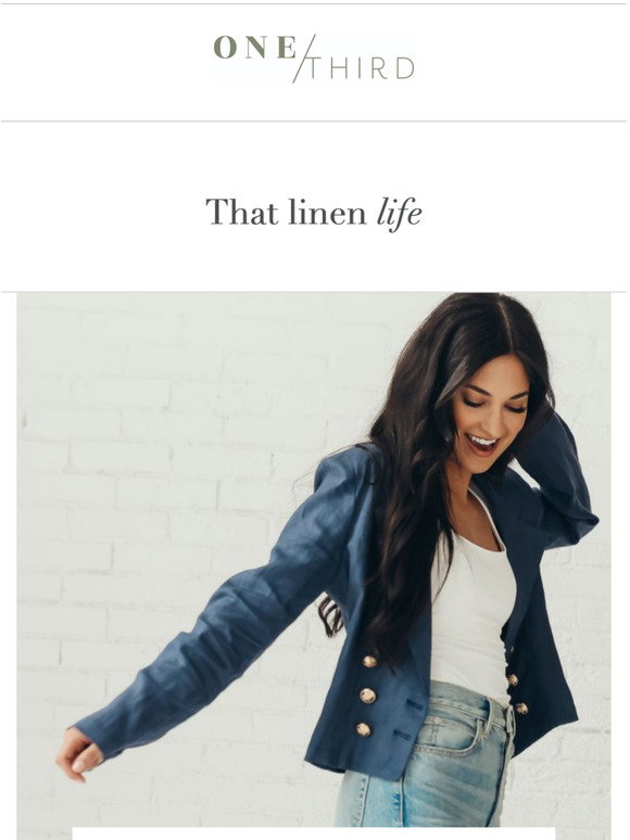 Shop One Third: Why do we love linen this summer? | Milled