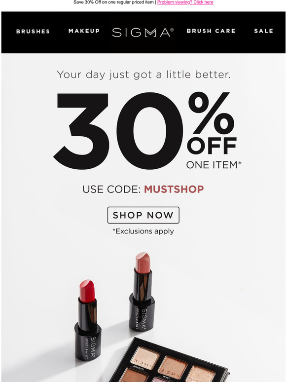 Sigma Beauty: Something To Brighten Your Day With, — | Milled