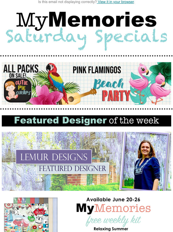 My Memories: Hooray it's Saturday! Check out these sales & don't forget ...