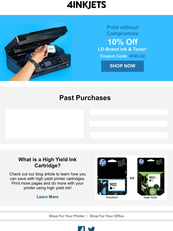 4inkjets: As a token of our appreciation | Special code inside | Milled