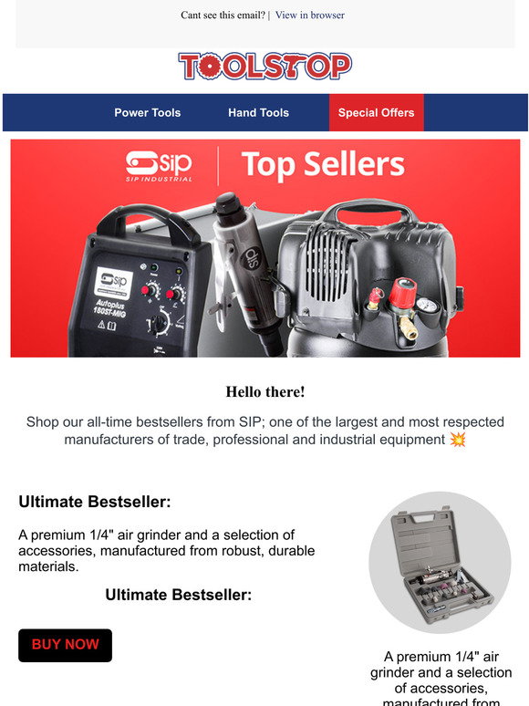 Toolstop: SIP Top Sellers 💥 | Milled