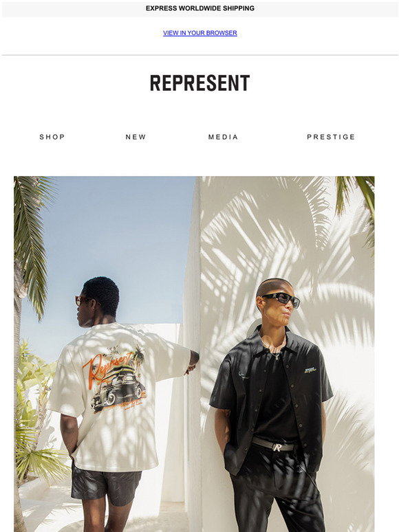 Represent Clothing: Summer 2022 - Lookbook | Milled
