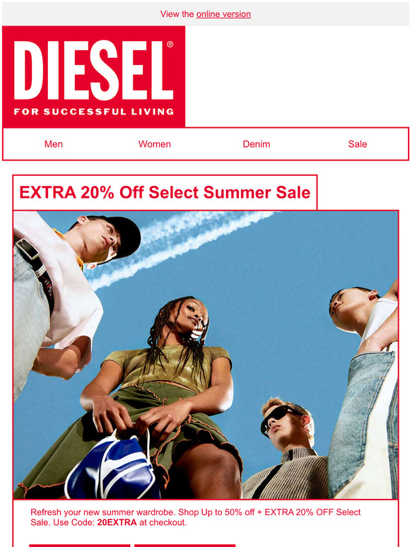 Diesel: Up to 50% Off Your Fave Summer Styles | Milled