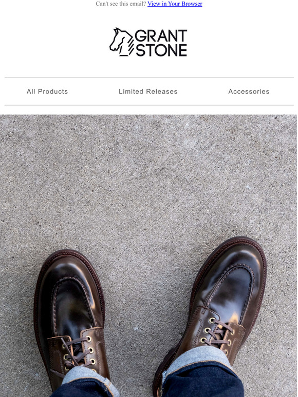 Grant Stone: Maduro Shell Cordovan Pre-Order | Milled