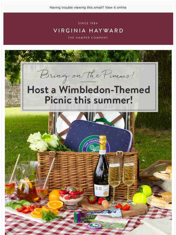 Virginia Hayward: Wimbledon has arrived! Why not host a Wimbledon ...