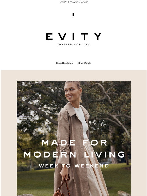 Strandbags: Evity - Made for modern living | Milled