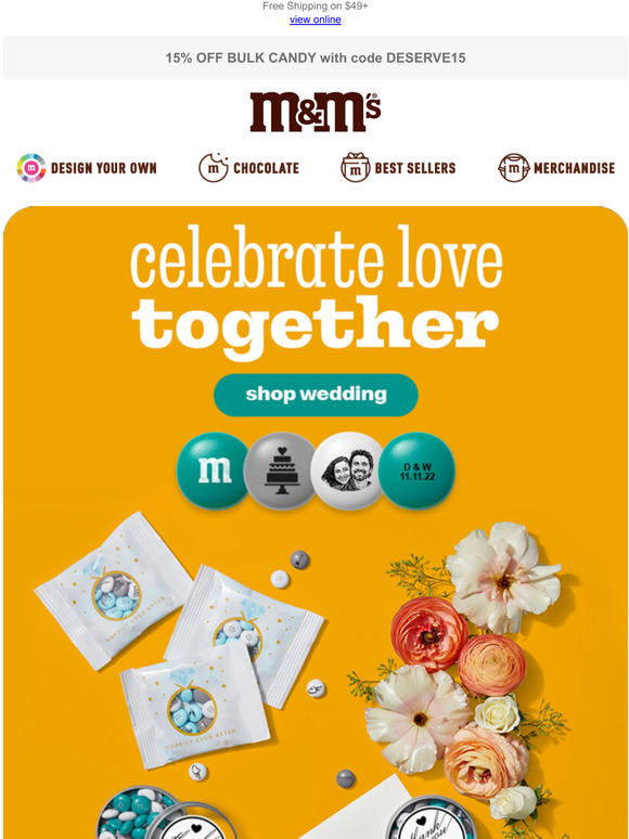 M&M's: Custom M&M’S for Your Big Day | Milled