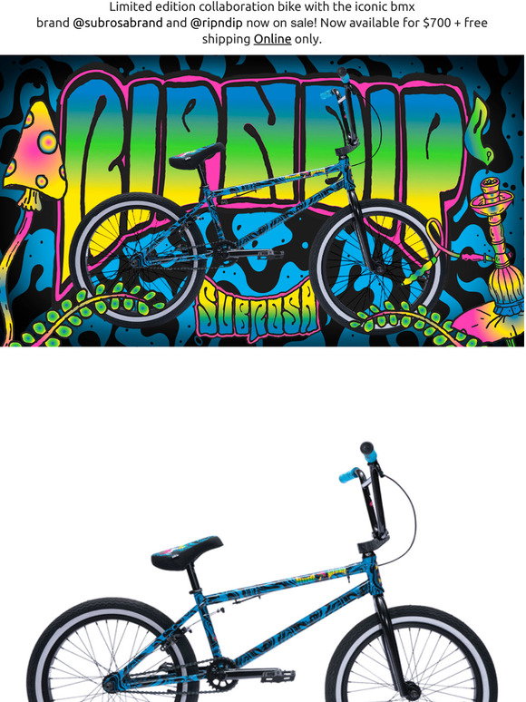 RIPNDIP: Ripndip x Subrosa Bike Now $700 W/ Free Shipping! 🚲 | Milled