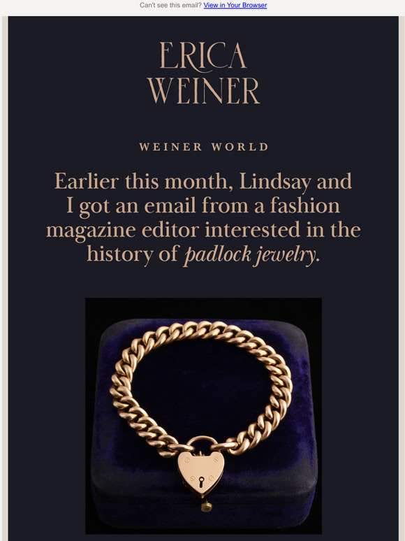 Erica Weiner: Weiner World in June: what to read, to listen and collect ...