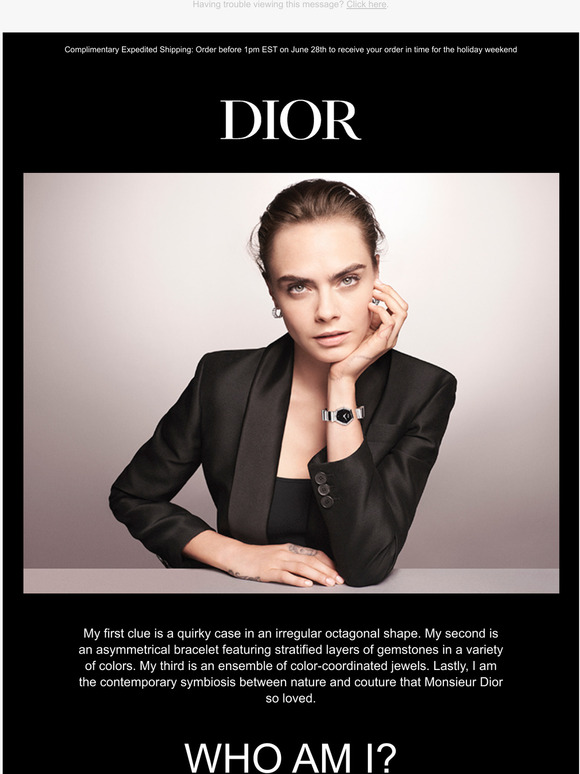 Dior Email Newsletters: Shop Sales, Discounts, and Coupon Codes