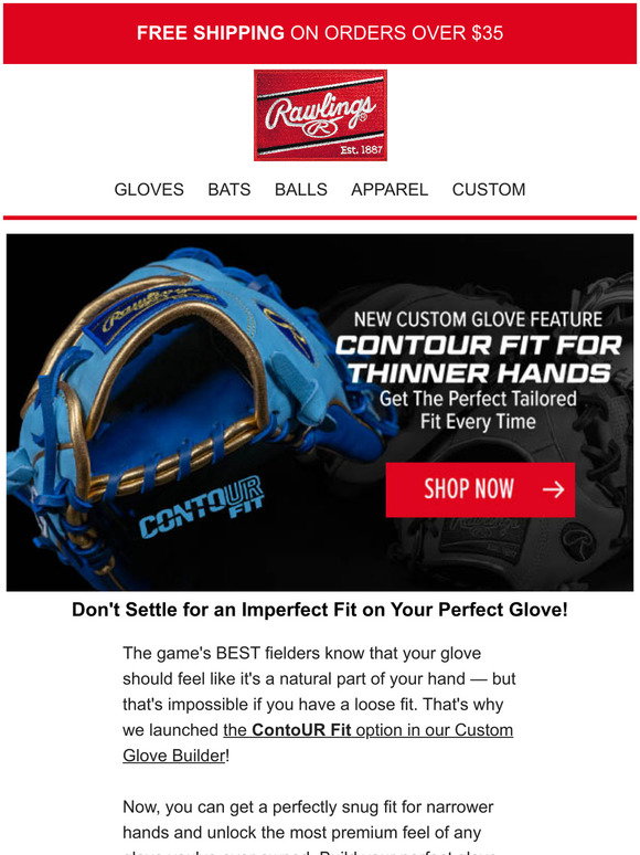 Rawlings: 🤩 New Options for Your Custom Glove! | Milled