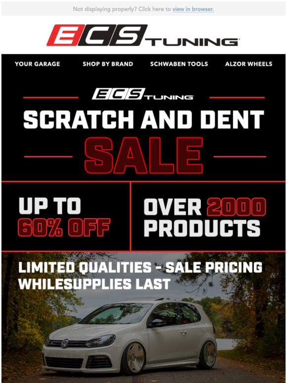ECS Tuning: Dig for Gold in Our New Scratch and Dent Catalog! | Milled