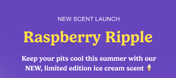 Wild: 🍧 Introducing: Raspberry Ripple, Our Limited Edition Summer Scent ...