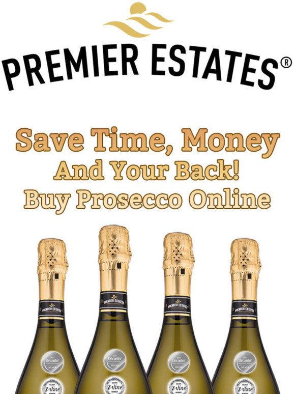 Premier Estate Wines: Award Winning Sparkling Prosecco - Saving Time ...