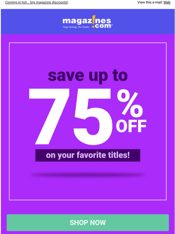 Magazines.com: 👍 (Approved) We'd Like To Thank You With This... | Milled