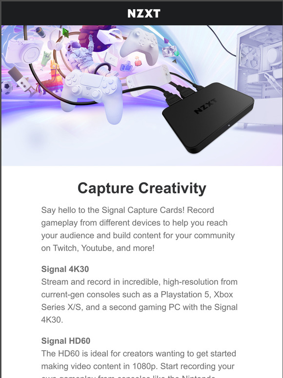 NZXT: Introducing NZXT Signal Capture Cards | Milled