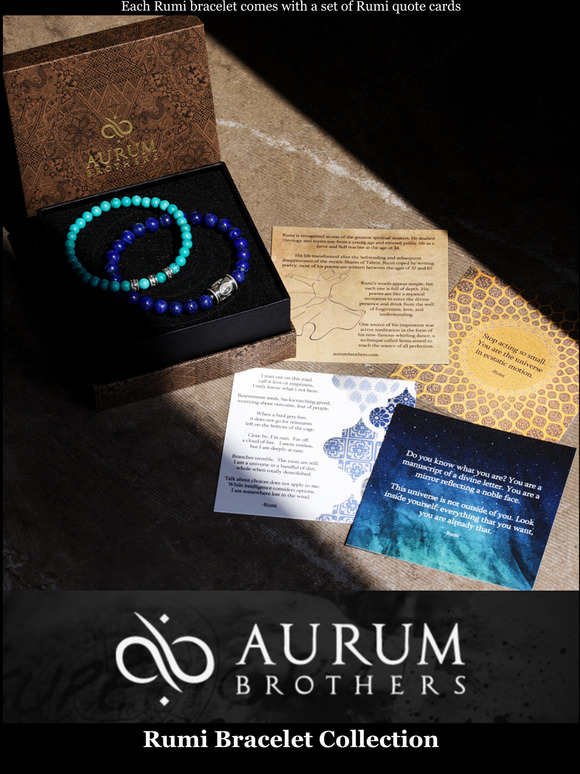 Aurum Brothers: The history and symbolism behind the Rumi bracelets ...