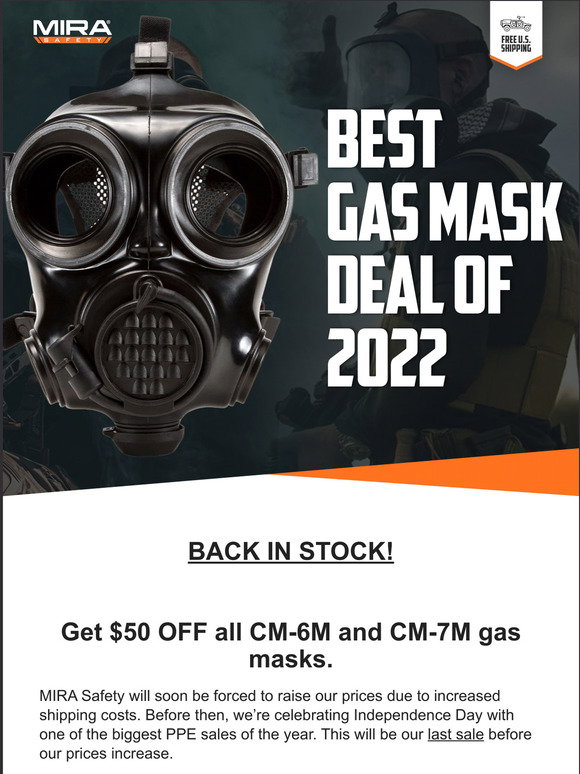MIRA Safety: Save $50 on Adult Gas Masks ☣️ | Milled