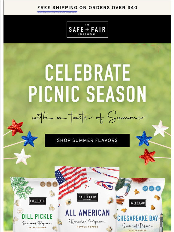 Safe + Fair: The Perfect Picnic Snacks 😋 | Milled