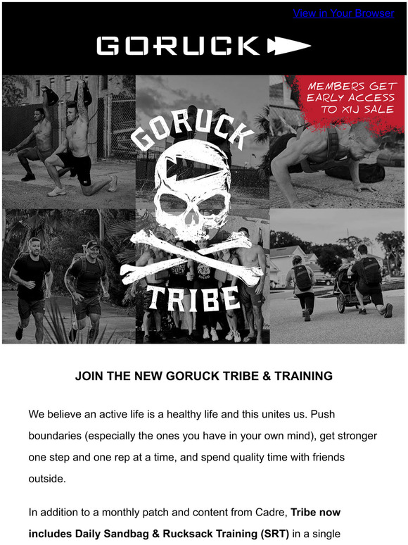 GORUCK: Get Early Access to X-Mas in July, Join GORUCK Tribe & Training ...