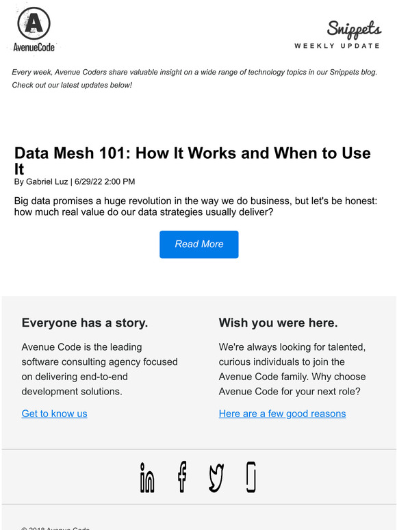 Avenue Code: Data Mesh 101: How It Works and When to Use It | Milled
