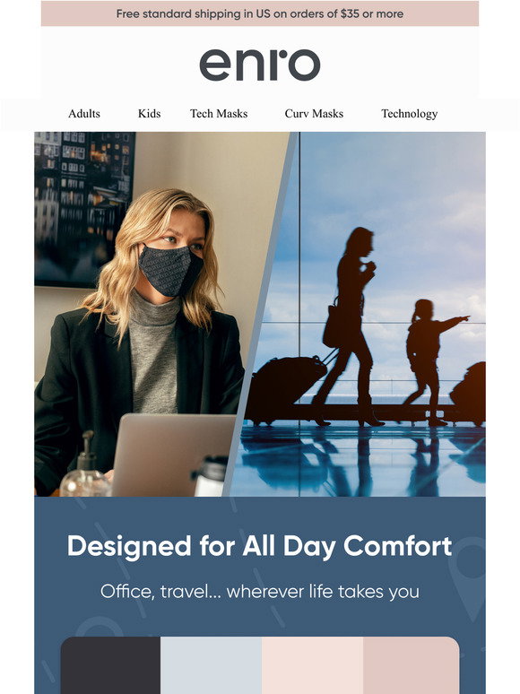 ENRO: Meet the World's Best Mask for Travel and Office | Milled