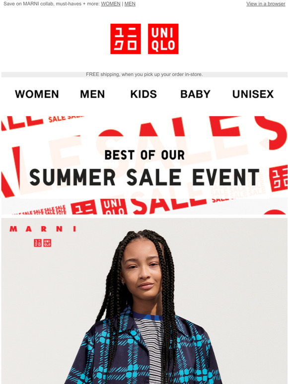 UNIQLO Email Newsletters: Shop Sales, Discounts, and Coupon Codes