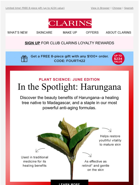 Clarins: Nature’s retinol in the spotlight | Milled