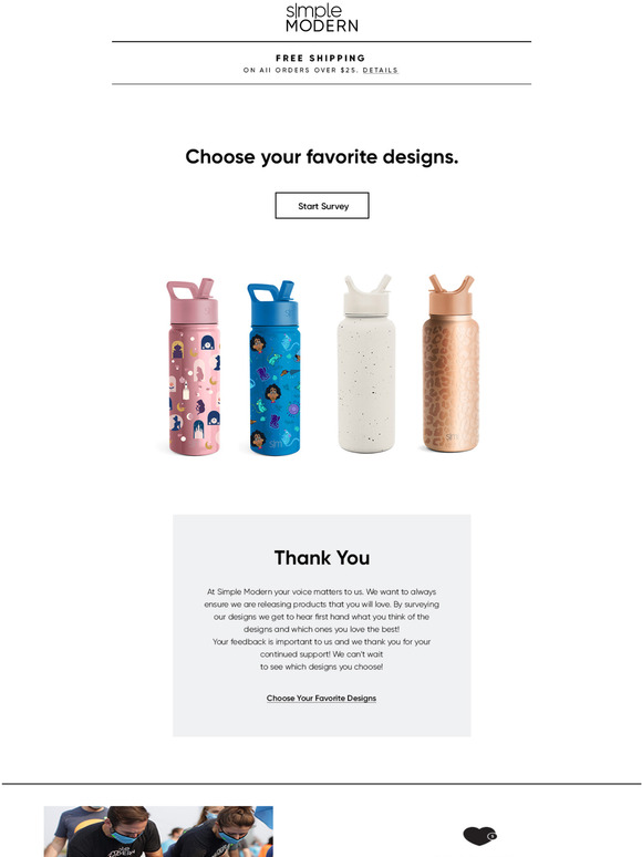 Simple Modern: ⭐ You've been selected! Help us choose new designs! | Milled