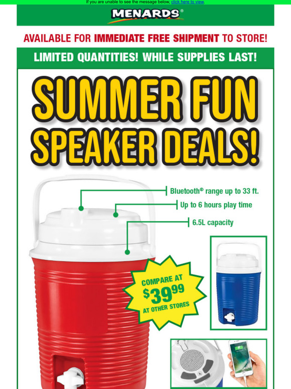 Menards: Bring The Party With You! | Milled