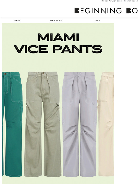 Beginning Boutique: The iconic cargo pants in every color 〰️ | Milled