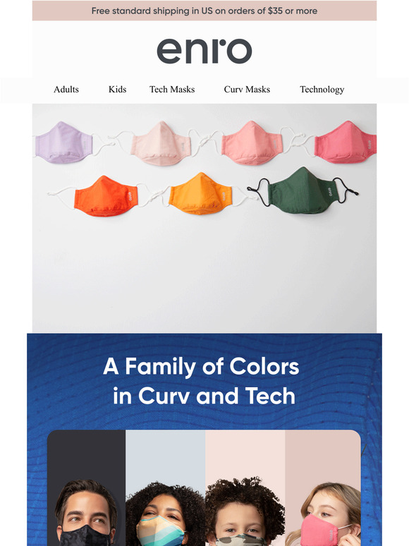 ENRO: The World's Best Mask Comes in a World of Colors | Milled