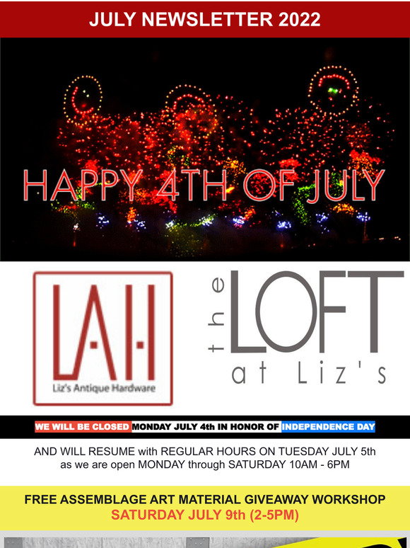Liz's Antique Hardware: July Newsletter 2022 | Milled