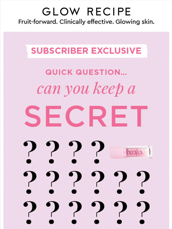 Glow Recipe Email Newsletters: Shop Sales, Discounts, and Coupon Codes