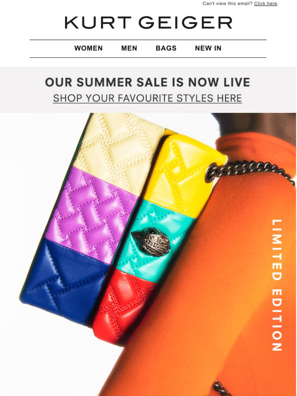 Kurt Geiger: New Drop Alert: The Patchwork Rainbow | Milled