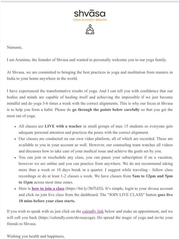 Shvasa: Welcome to Shvasa Yoga! | Milled