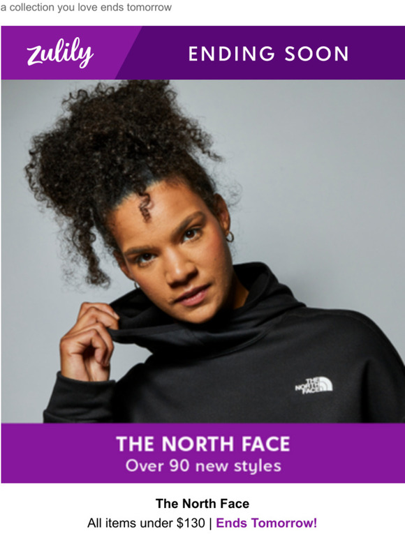 Zulily: The North Face ends soon! | Milled