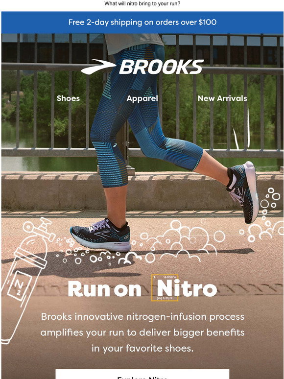 Brooks Running: Introducing: nitrogen infusion | Milled