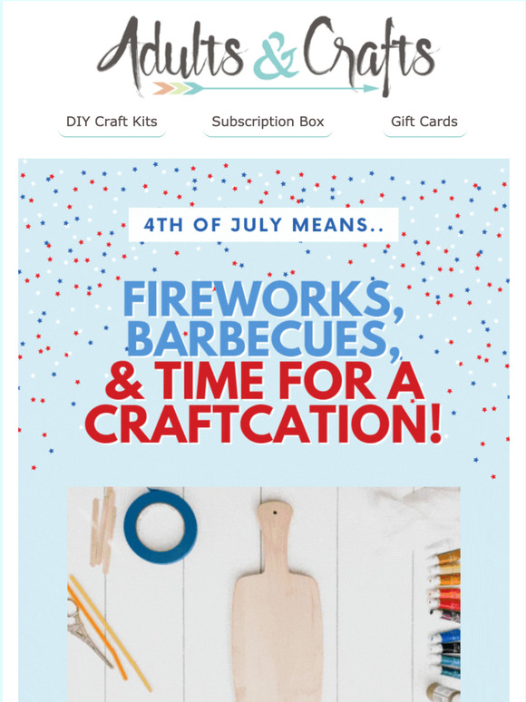 Adults & Crafts: BOOM (not a firework, just our sale drop) 🎇 | Milled