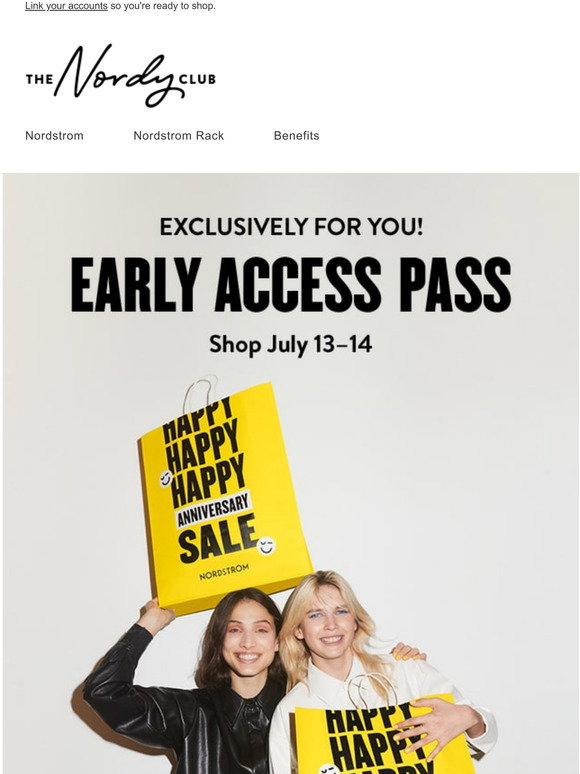 Nordstrom: Your Early Access Pass for Anniversary Sale unlocks soon ...